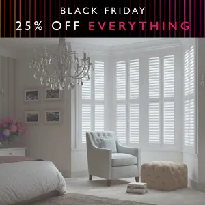 Made to Measure Window Shutters | 25% Off Black Friday Sale
