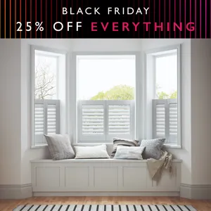 Made to Measure Window Shutters | 25% Off Black Friday Sale