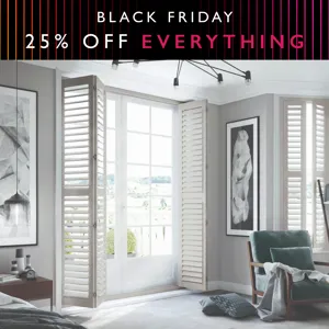 Made to Measure Window Shutters | 25% Off Black Friday Sale
