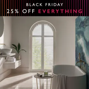 Made to Measure Window Shutters | 25% Off Black Friday Sale