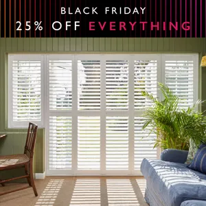 Made to Measure Window Shutters | 25% Off Black Friday Sale