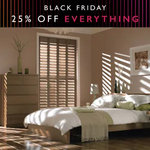 Made to Measure Window Shutters | 25% Off Black Friday Sale